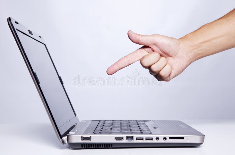 Start Working with My Laptop Computer Stock Image - Image of hardware ...