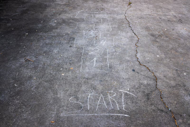 Start Written on Starting Line on of Running Track of Sports Field ...