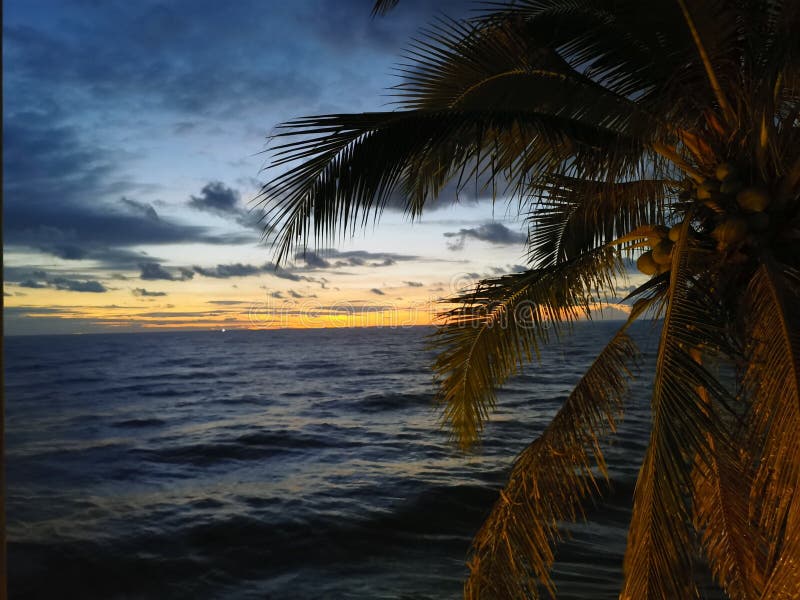 Start Your Day at Cha am Beach, Phetchaburi, Thailand. Stock Photo ...