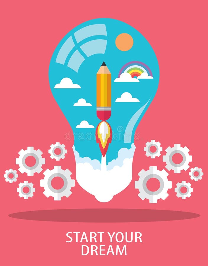 Creative start up stock vector. Illustration of cover - 41290505