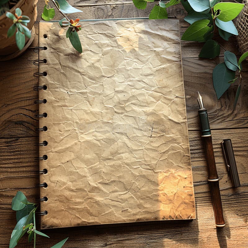 Start Your Story on this High-resolution Blank Page. Stock Illustration ...