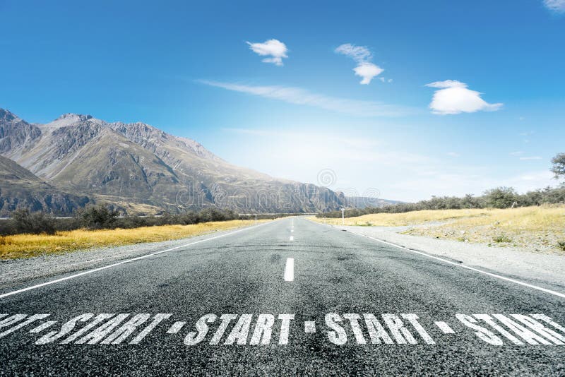 Start your way stock image. Image of fast, journey, transport - 57779037