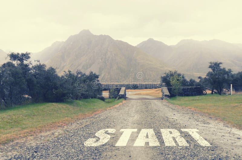 Start your way stock image. Image of transport, trip - 57951391