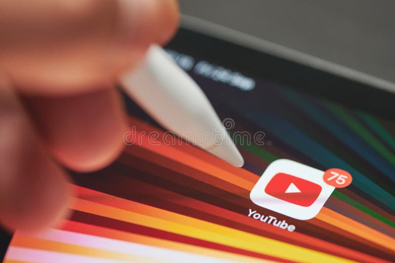 Start Youtube Ipad Panel Stock Photos - Free & Royalty-Free Stock ...