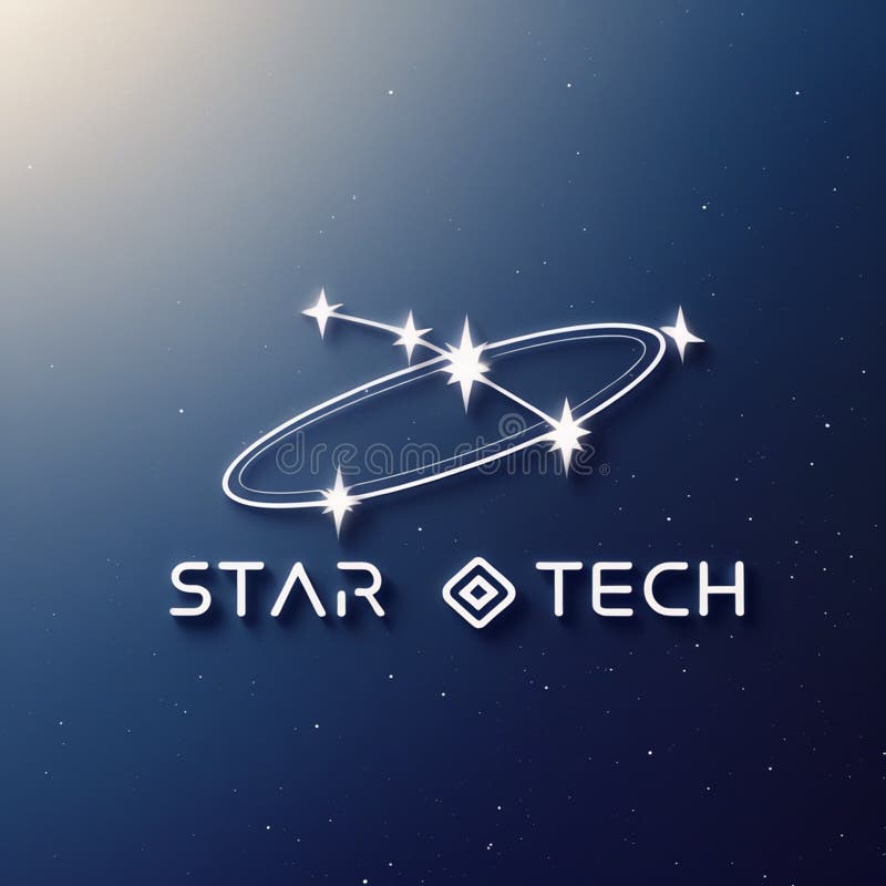 StarTech Logo, Modern Tech Logo, Constellation Logo, Star Logo Design ...