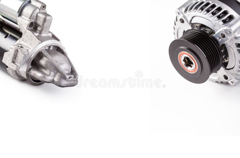 Starter and alternator stock photo. Image of holder, gear - 38078354