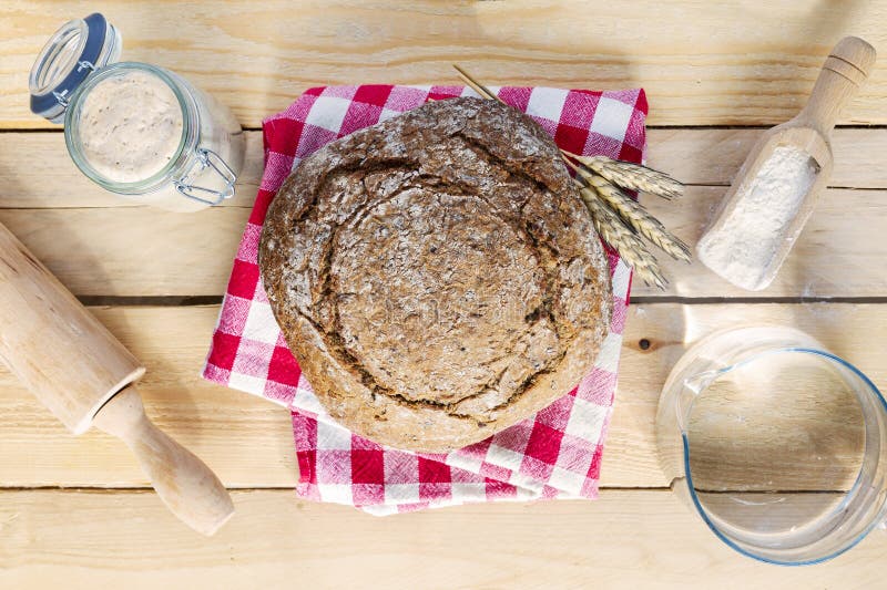 Starter Sourdough ( Fermented Mixture of Water and Flour To Use As ...