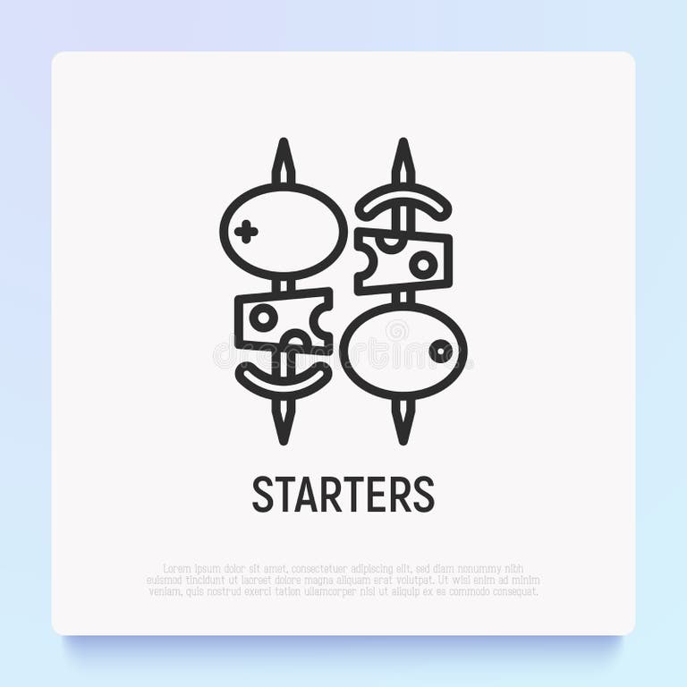 Starters Icon Stock Illustrations – 143 Starters Icon Stock ...