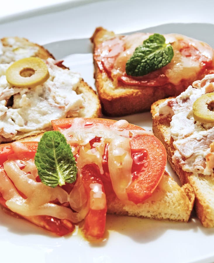 Starters stock photo. Image of mozzarella, fresh, prosciutto - 85111158