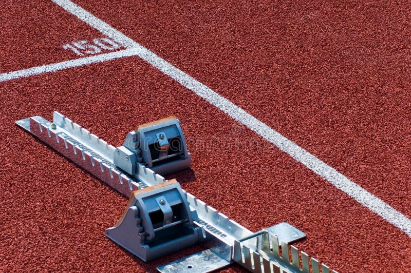 Starting block stock image. Image of field, people, sport - 2578979