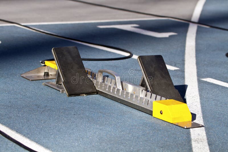 Starting blocks stock image. Image of starting, start - 2349479