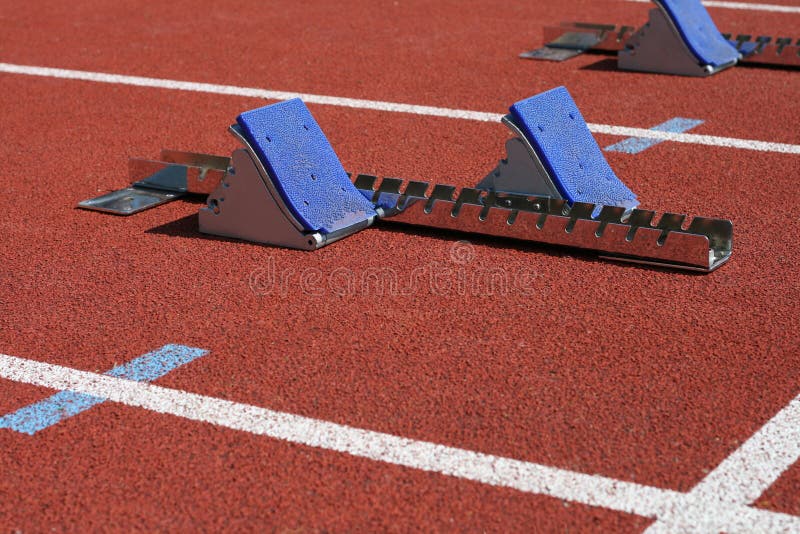 Starting block stock photo. Image of spikes, competitive - 38217256