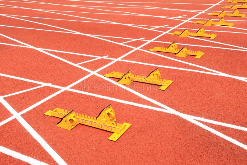 The starting block stock image. Image of reaction, outdoor - 176503213