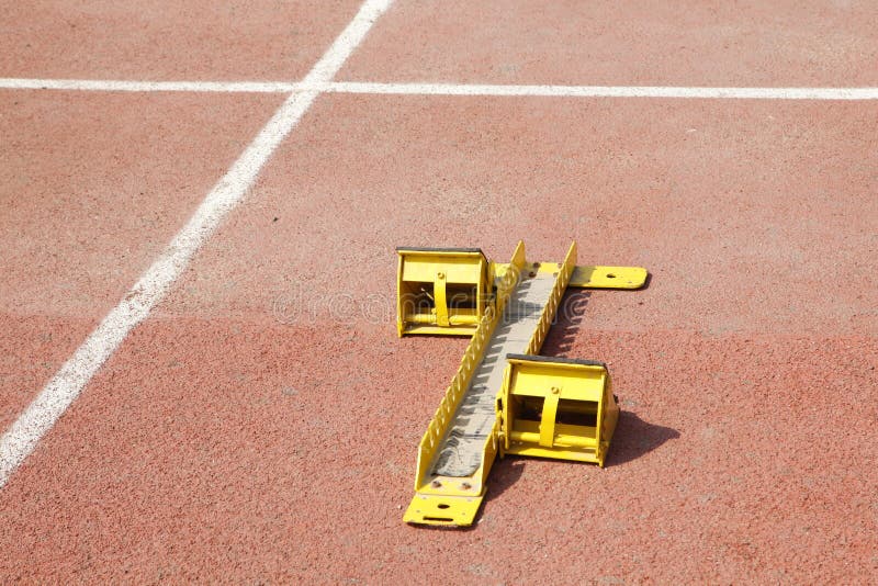 Starting block stock image. Image of speed, athletics - 171426599