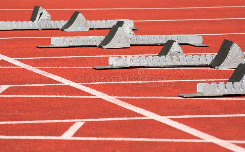 Starting blocks stock photo. Image of active, olympics - 10665868