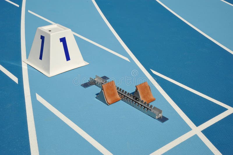 Starting blocks stock photo. Image of lines, line, racing - 20869824