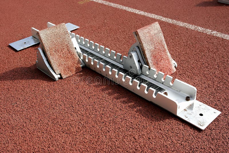 Starting blocks stock image. Image of race, athlete, blocks - 6677635