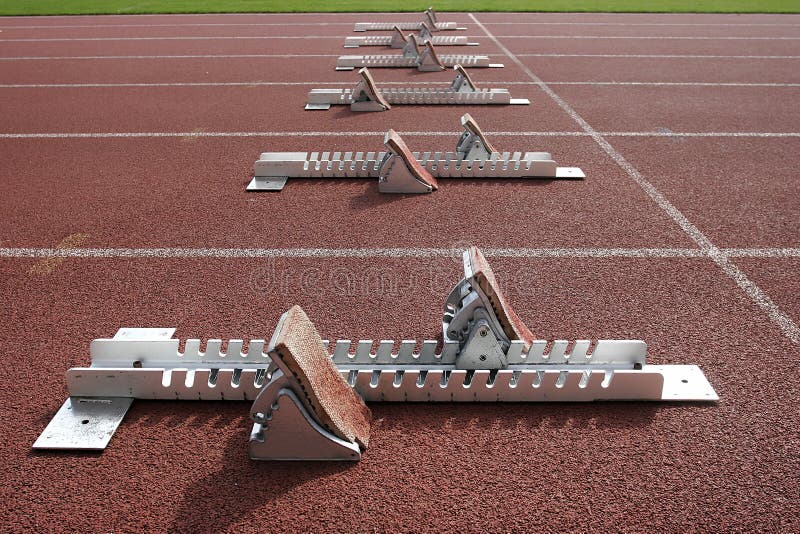 Starting blocks stock image. Image of starting, start - 2349479