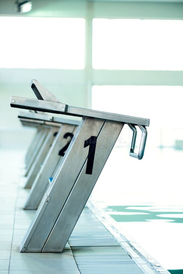 Starting blocks in a row stock image. Image of lane, competition - 55485771