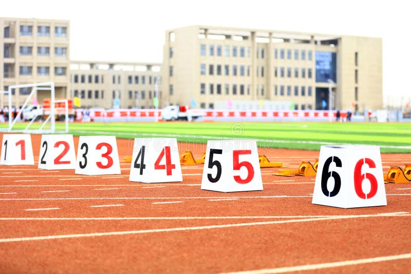 Starting blocks stock photo. Image of quick, start, beginning - 177315240