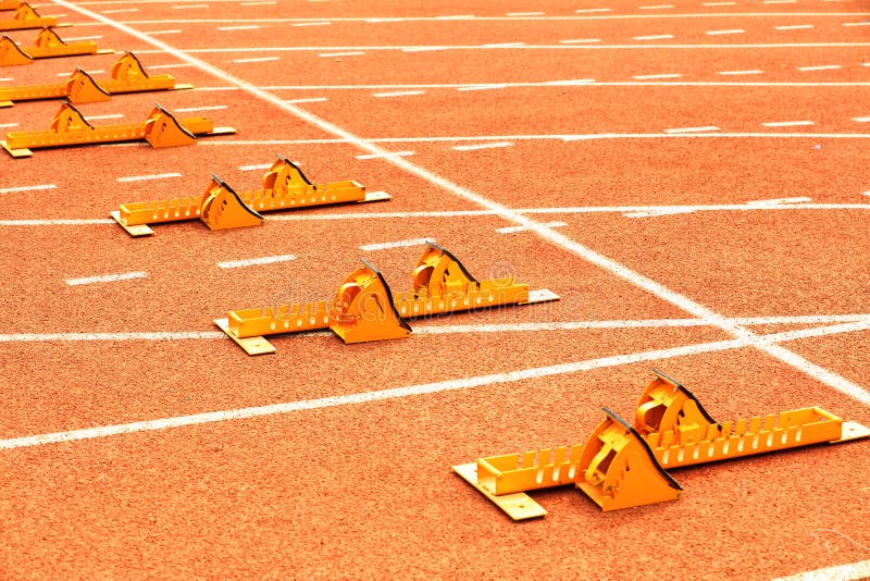 Starting blocks stock photo. Image of outdoor, training - 177317178