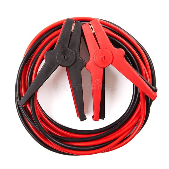 Starting cables stock photo. Image of detail, auto, electricity - 53511490