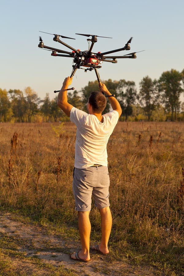Starting copter stock photo. Image of multirotor, controlled - 60491432