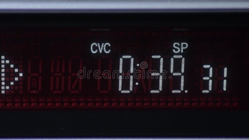 Counter in Screen of a Video Counting Seconds and Time with the Symbol ...
