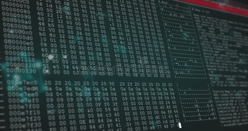 Starting with Drifting Network Nodes, Terminal Window Scrolling Hex and ...