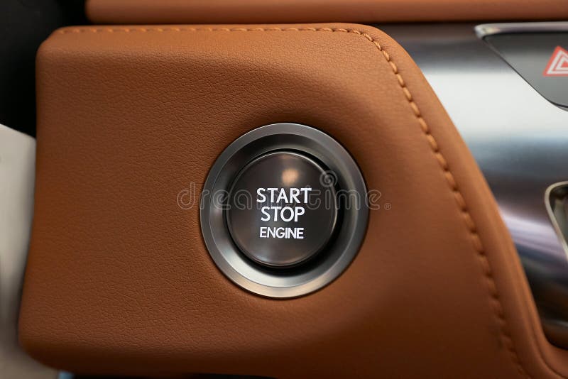 Engine Start Button stock image. Image of power, main - 206475839