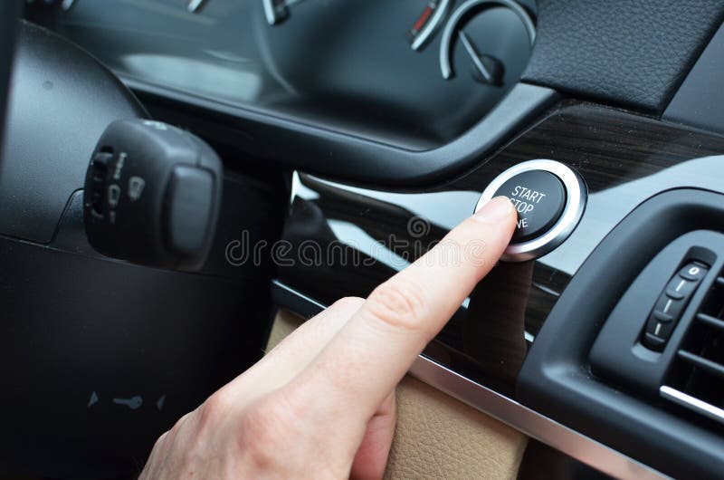 Starting the engine stock image. Image of press, board - 37382739