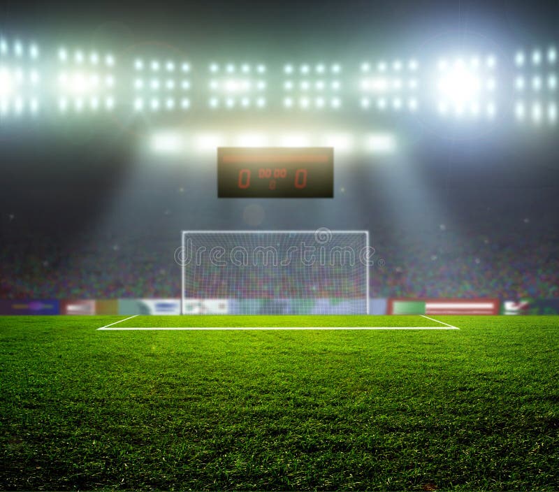 Starting a football match stock photo. Image of football - 38445322