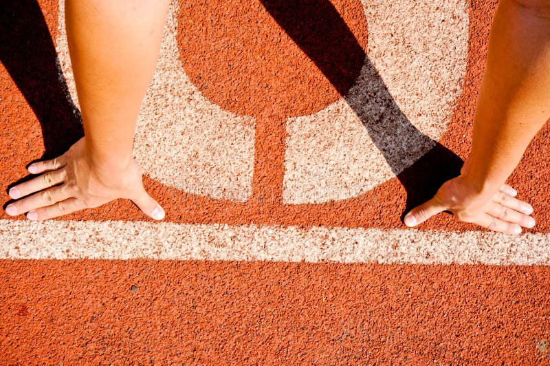 Starting line stock photo. Image of muscle, running, brand - 24936816