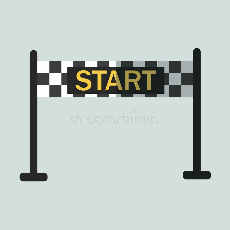 Checkered Starting Line Stock Illustrations – 190 Checkered Starting ...