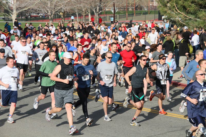 Starting Line To Running Race Editorial Stock Photo - Image of people ...