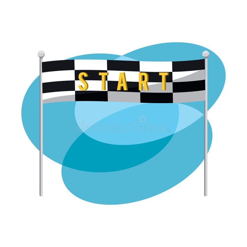 Checkered Starting Line Stock Illustrations – 190 Checkered Starting ...