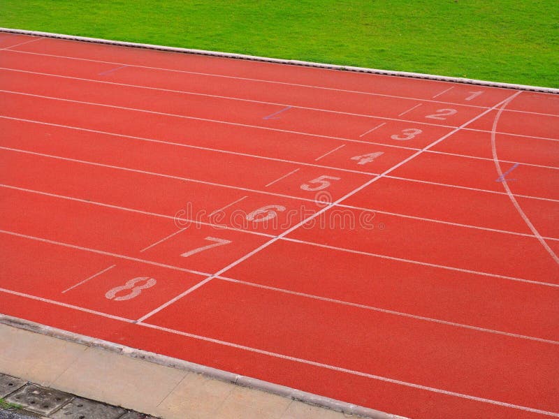 Starting Point and Finish Line Stock Image - Image of color, athletic ...