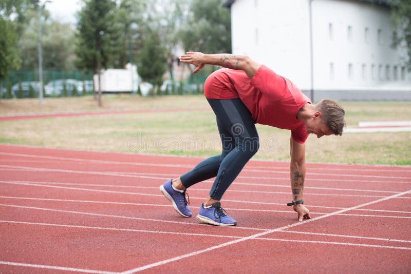 Starting Runner stock image. Image of relax, race, runner - 111860975
