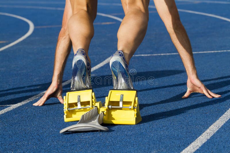 Sprinter race track blur stock photo. Image of stadium - 35429796