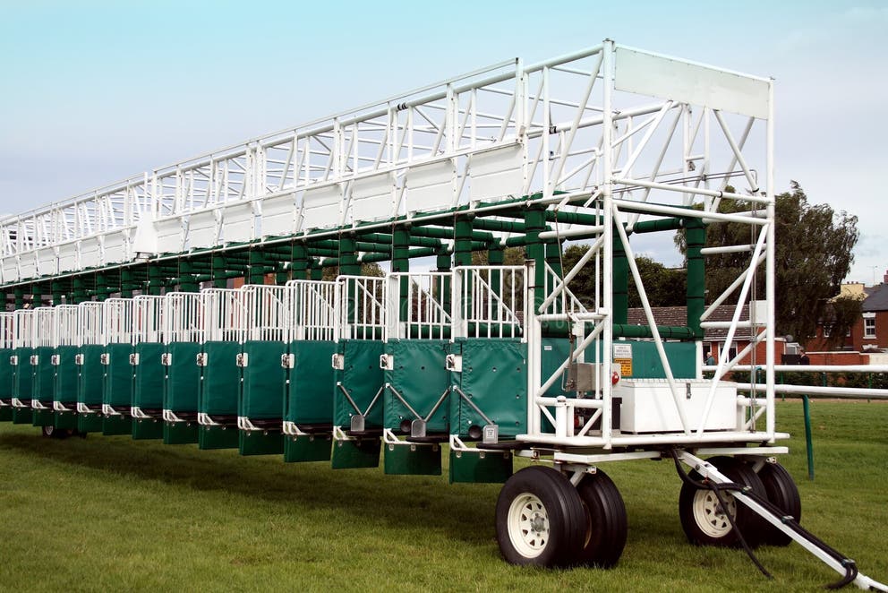 Starting Stalls stock image. Image of sport, horses, game - 5585497