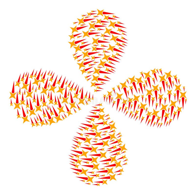 Starting Star Twirl Motion stock illustration. Illustration of flat ...