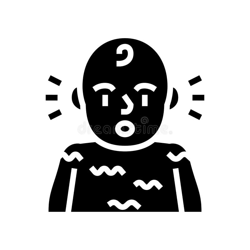 Startle Reflex Glyph Icon Vector Illustration Stock Vector ...
