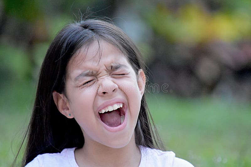 Startled Child with Blue Eye Stock Image - Image of surprised, amazed ...