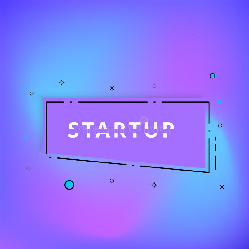 Startup Banner. Vector Illustration. Stock Vector - Illustration of ...