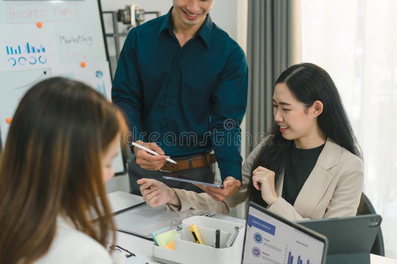 Startup Brainstorming a New Project, Developing the Company& X27;s ...