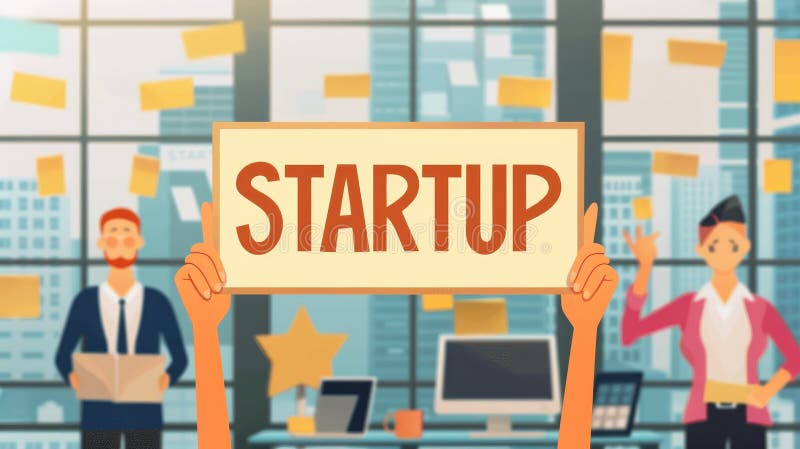Startup Business Concept AI Generated Stock Illustration - Illustration ...