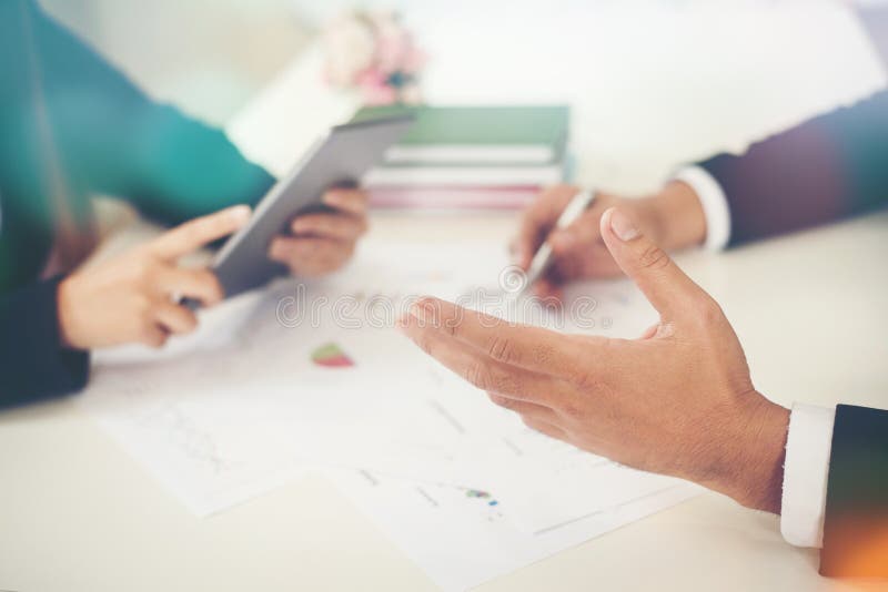 Startup Business People Group Meeting. People Group Sitting on ...