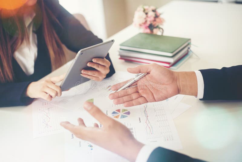 Startup Business People Group Meeting. People Group Sitting on ...