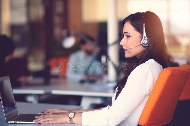 Startup Business People Group Working Everyday Job at Modern Office ...