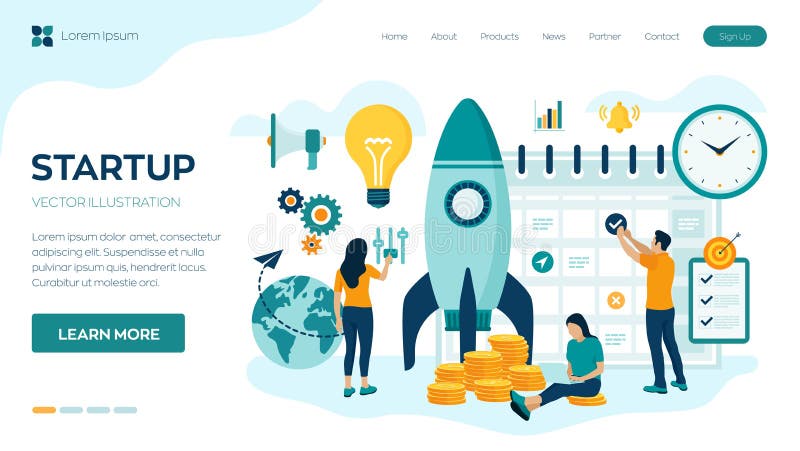 Startup Business Project Launch. Idea through Planning and Strategy ...